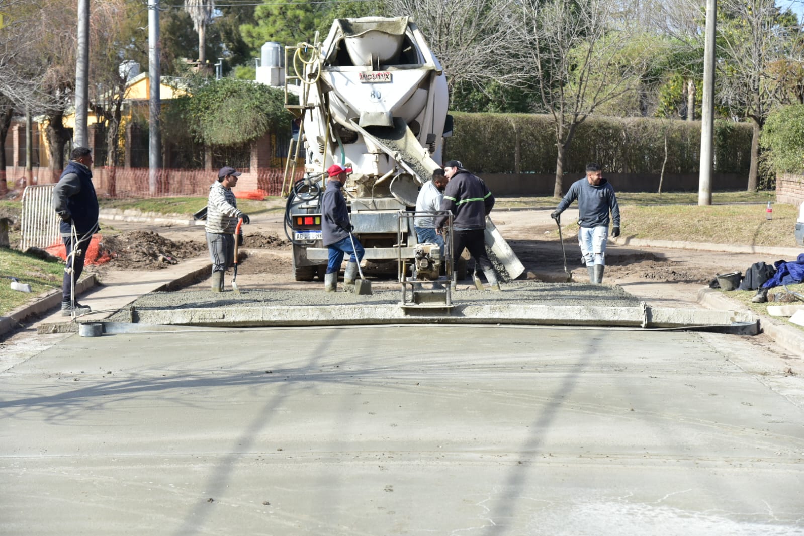 Barrio Vista Verde: el municipio realiza obra de hormigón en calles del ...
